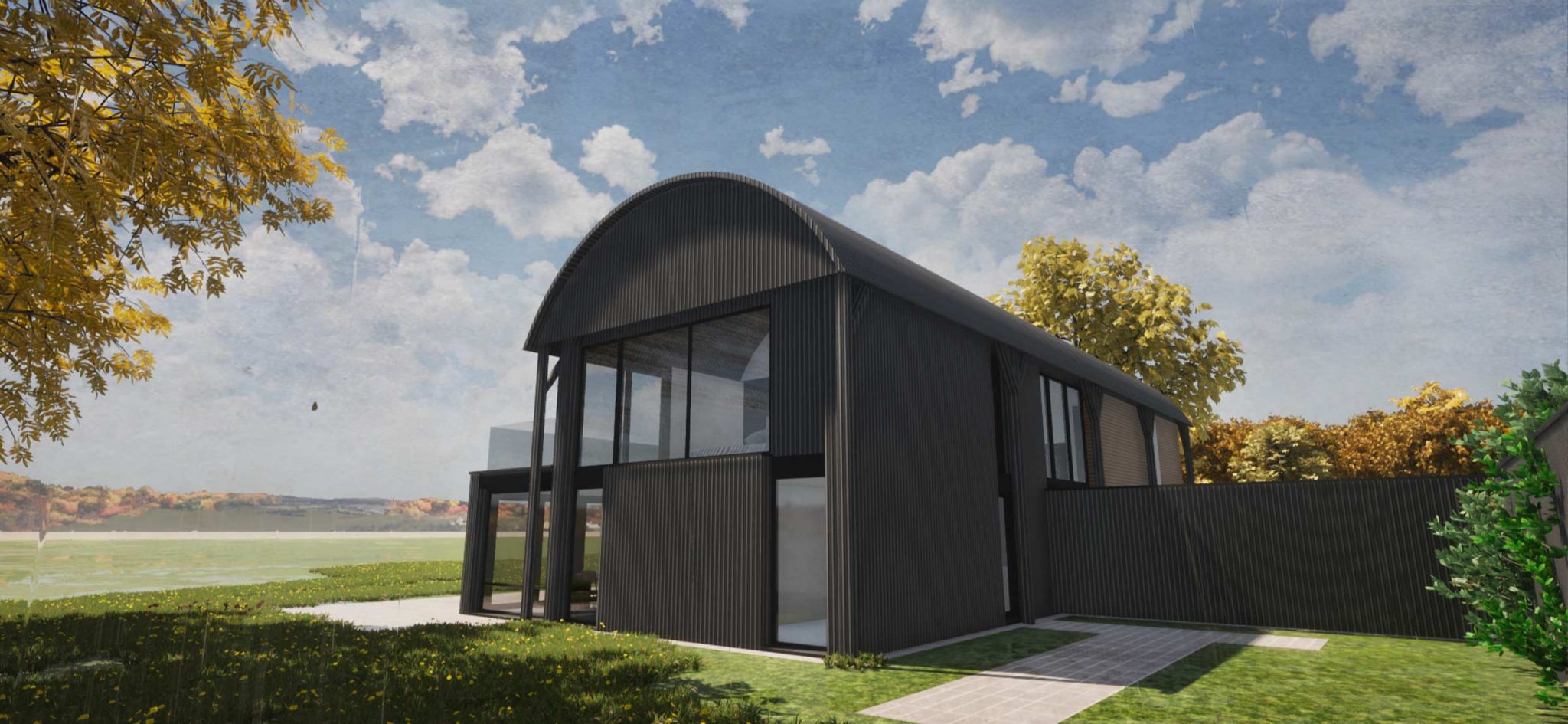 Dutch Barn Conversion in Herefordshire | KODA Architects